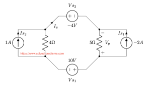 Nodal Analysis – Super-node: a Non-grounded Voltage Source – Solved Problems